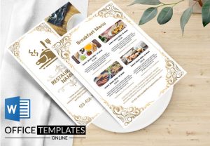 19+ Free Restaurant Menu Templates in MS Word Format