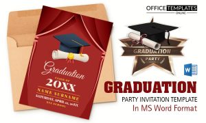 5+ Free Graduation Party Invitation Templates for MS Word