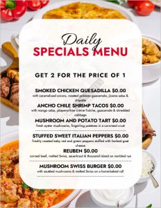19+ Free Restaurant Menu Templates in MS Word Format