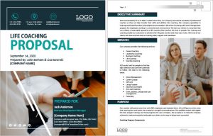 Life Coaching Business Proposal Template for MS Word