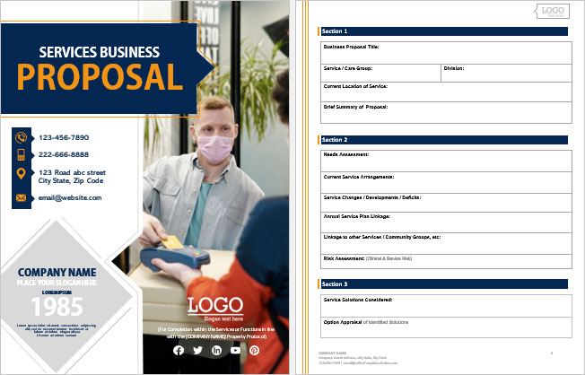 24+ Business Proposal Templates with Cover Pages in MS Word