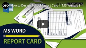 Free Report Card Templates - Homeschool and School - MS Word
