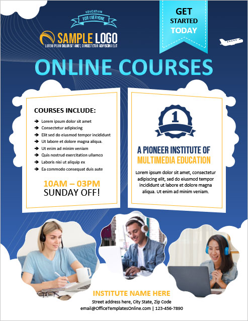 Microsoft Office Flyer Templates Free Download Pilotbudget