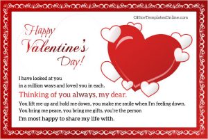 Download Free Valentine's Day Love Card Templates in MS Word