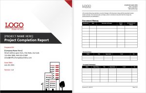 Project Completion Report Template