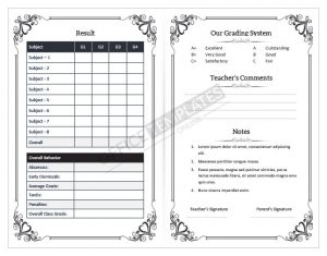 14+ Free Editable Result & Report Card Formats in MS Word