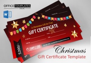 16+ Gift Certificate & Voucher Templates for MS Word
