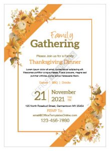 11+ Best Free Thanksgiving Templates in MS Word