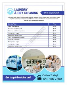 10+ Free Rate & Price List Card Templates for MS Word