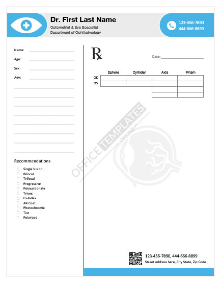 Prescription Pad Template Word Inisoftskill