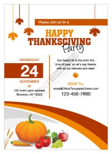 11+ Best Free Thanksgiving Templates in MS Word