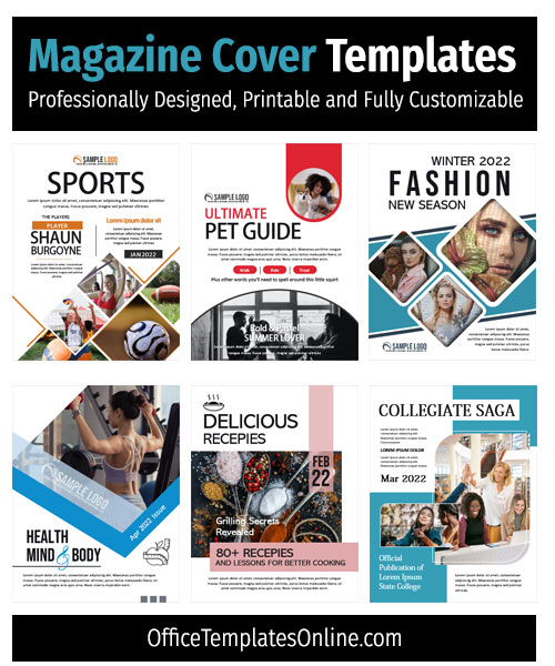 College Magazine Cover Page Design