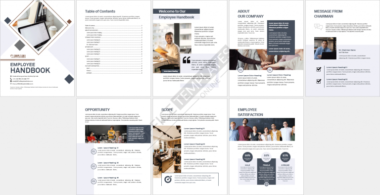 5+ Free Employee Handbook Templates for MS Word