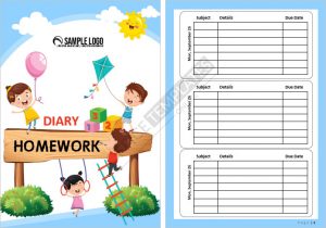 5+ Free School Student Diary/Planner Templates for MS Word