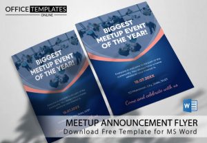 10+ Free Announcement FlyerTemplates in MS Word Format