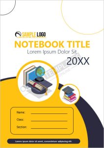 14+ FREE Notebook Cover Page Templates in MS Word Format