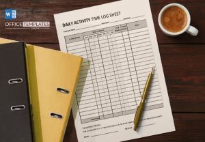 8+ Printable Free Time Log Sheet Templates for MS Word