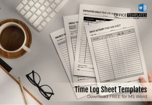 8+ Printable Free Time Log Sheet Templates for MS Word