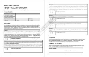 10+ Printable FREE Health History Form Templates - Word|PDF