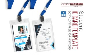 12+ FREE Student ID Card Templates in MS Word Format