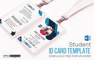 12+ FREE Student ID Card Templates in MS Word Format