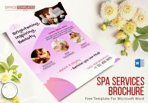 9+ FREE Spa & Salon Brochure Templates in MS Word Format