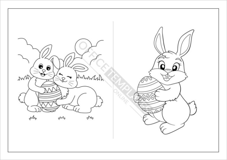 18+ FREE Easter Coloring Pages Templates in MS Word Format