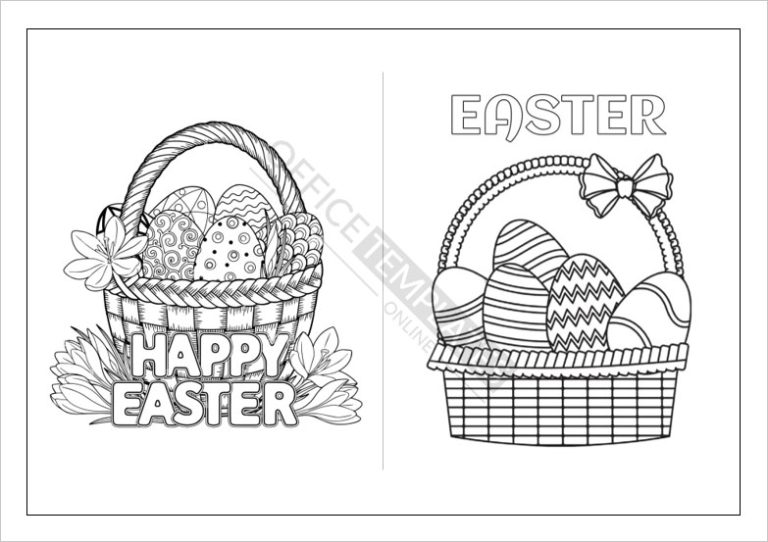 18+ FREE Easter Coloring Pages Templates in MS Word Format