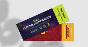 9+ Free Admit-One Ticket Templates in MS Word Format