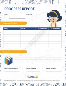 14+ Free Editable Result & Report Card Formats in MS Word