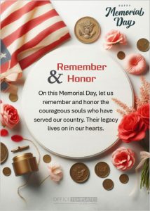 6+ Free Memorial Day Card Templates in MS Word