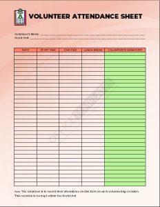 11+ Free Attendance Sheet Formats For MS Word & Excel