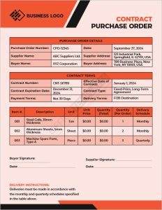 18+ Free Purchase Order Templates in MS Word Format