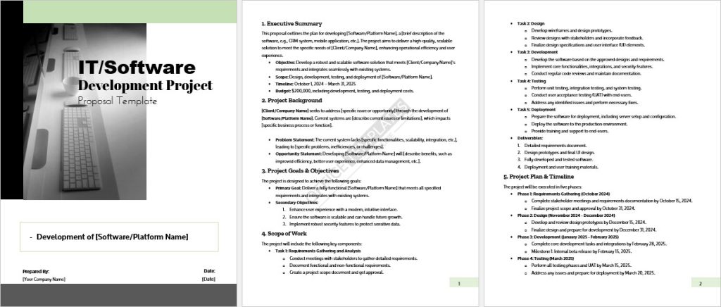 20+ FREE Project Cover Page Templates & Formats in MS Word