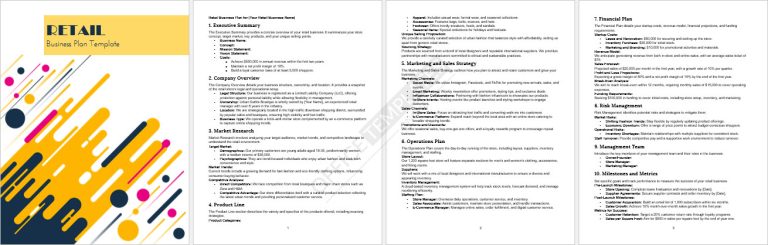 21+ FREE MS Word Business Plan Templates, Examples & Samples