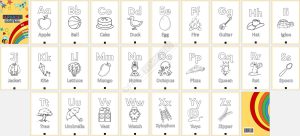 17+ Free Printable Coloring Book Templates for Kids in MS Word