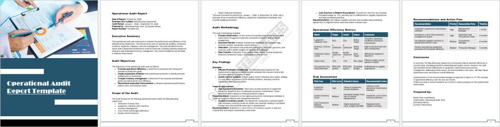 24+ Professional Audit Report Templates for MS Word & Excel